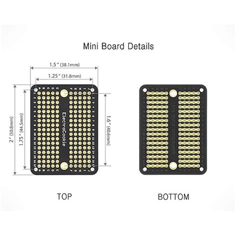 Electrocookie Prototype Pcb Solderable Breadboard For Electronics Projects