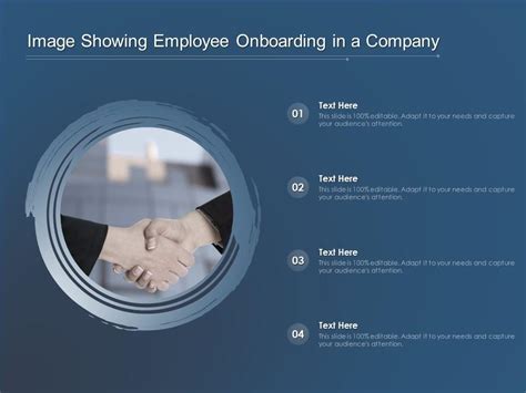 Image Showing Employee Onboarding In A Company Graphics Presentation