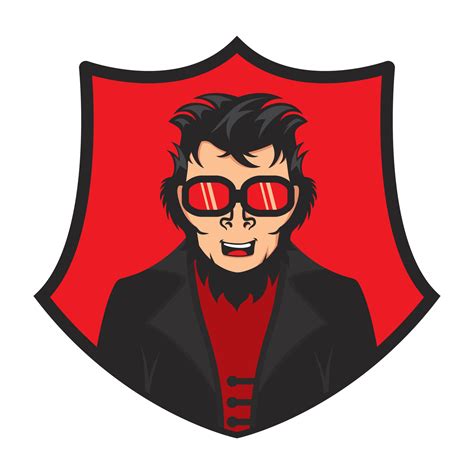 Geek Monkey Mascot Logo Design Gaming Monkey Vector Illustration Design 12892285 Vector Art At