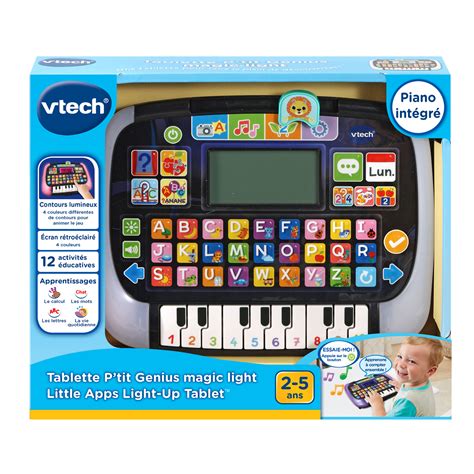 Vtech Tablette Ptit Genius Magic Light édition Française Fr Rossy