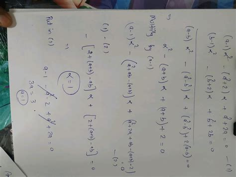 Pot 12 To Ty Ra 42 19 Let A B En A B And The Two Quadratic
