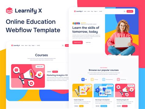Learnify X Elearning Webflow Template On Behance