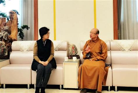 省台办主任练月琴走访慰问天隆寺法师涉台快讯江苏与台湾