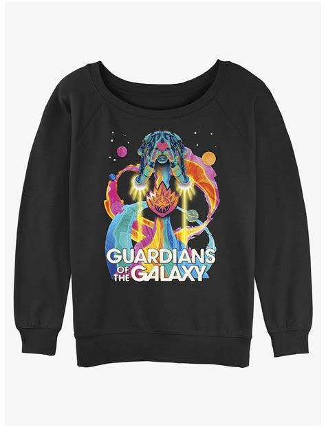 Marvel Guardians Of The Galaxy Psychedelic Ship Girls Slouchy
