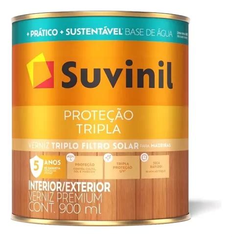 Verniz Base Gua Madeira Suvinil Ml Imbuia Mogno Natural