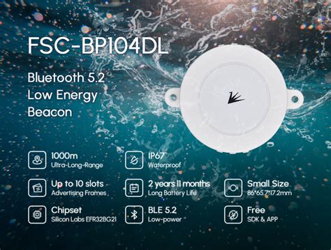 buy wholesale china feasycom efr32bg21 waterproof ble 5 2 wireless long range 1000 meter