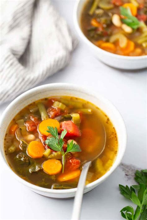 Instant Pot Vegetable Soup Stetted