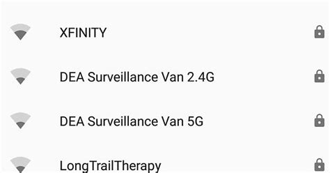 Scanned The Area For Some Open Wifi I Guess Im Not The Only One Out Looking For Goodies