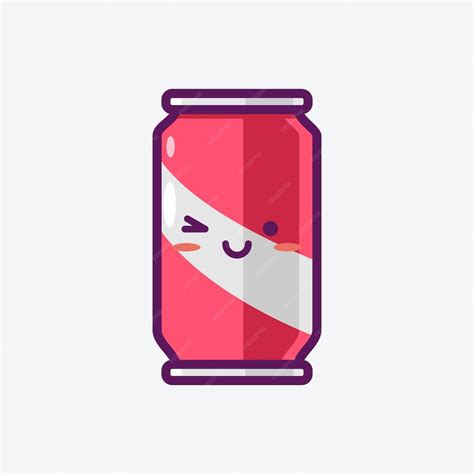 Ilustración Del Icono De La Lata De Refresco Smiley Emoji Icon Set