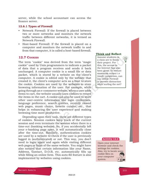 Ncert Book For Class 12 Computer Science Chapter 12 Security Aspects