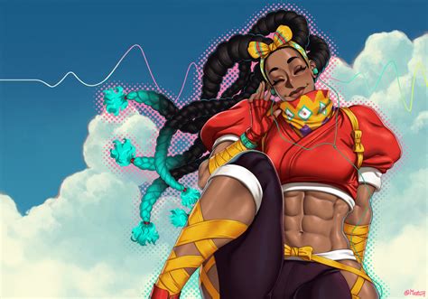 Mootium Kimberly Jackson Street Fighter Street Fighter 6 1girl Abs