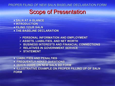 New Saln Presentation Ppt