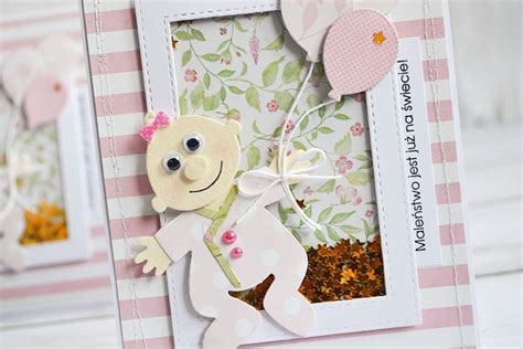 Kartka Z Okazji Narodzin Dziewczynki Cudaki Z Papieru