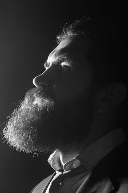 Premium Photo Bearded Man With Beard Bearded Gay Barbershop Concept