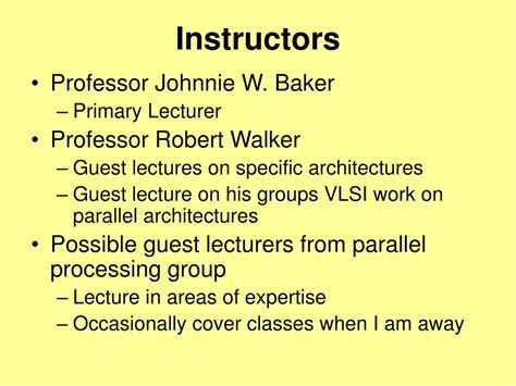 Ppt Parallel And Distributed Computing Overview And Syllabus