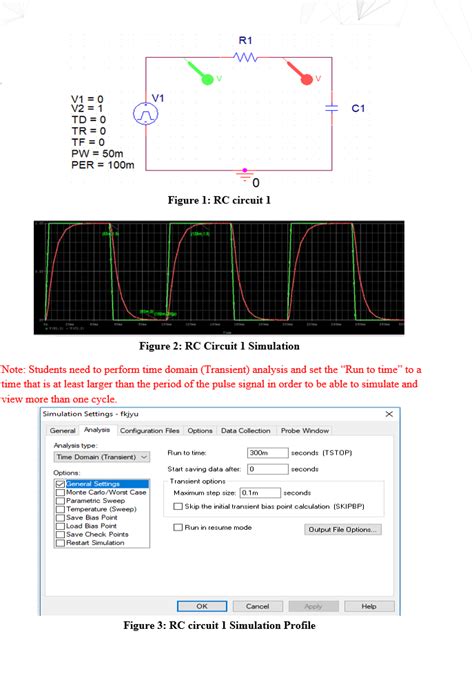 Solved Part Simulate RC Circuit For Cl UF And Ri Chegg Com