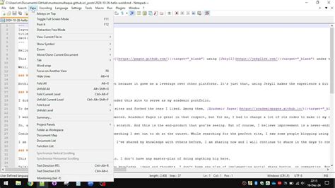 Enable Word Wrap In Notepad Youtube