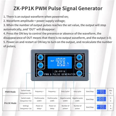 Snapklik Com EC Buying ZK PP1K PWM Pulse Signal Generator Frequency Generator PWM Pulse