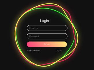 Animated Login Form Using HTML And CSS3 CodeHim
