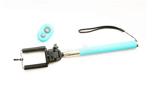 Selfie Stick For Smartphone Stock Image Image Of Holding Handle