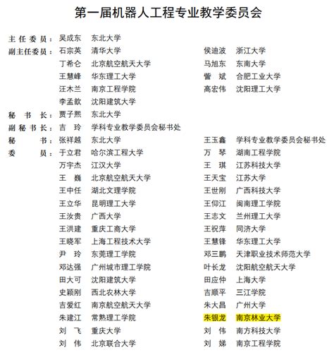 我院3名教师入选中国机械工业教育协会第四届专业教学委员会 学院新闻 机械电子工程学院