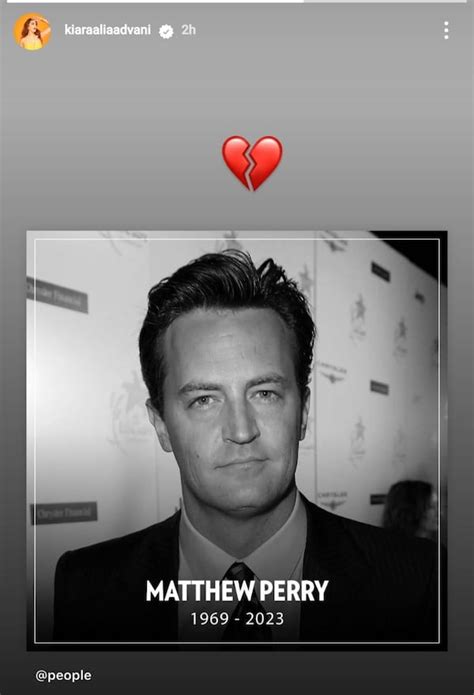 Rip Matthew Perry Kareena Kapoor Khan Ranveer Singh Samantha Ruth