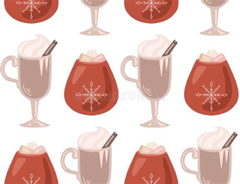 Eggnog Pattern Stock Illustrations 197 Eggnog Pattern Stock