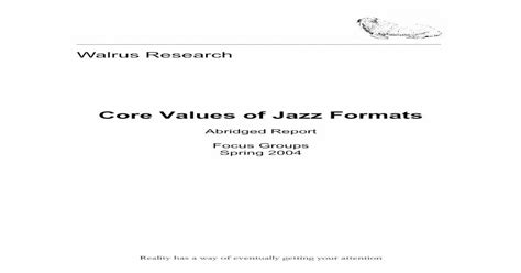 Pdf Core Values Of Jazz Formats Dokumen Tips