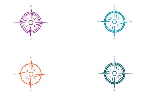 Compass Logo Vector Icon Design Graphic By Setiyowibowo10 · Creative