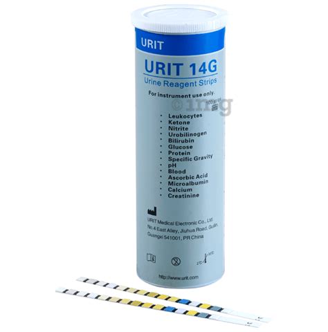 Urit 14g Urine Reagent Strips Buy Box Of 100 0 Units At Best Price In