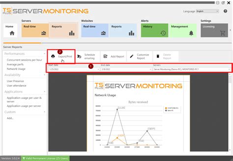 Export And Print Reports Tsplus Remote Access
