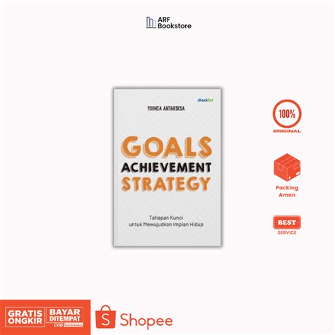 Jual Buku Goals Achievement Strategy Motivasi Diri Checklist