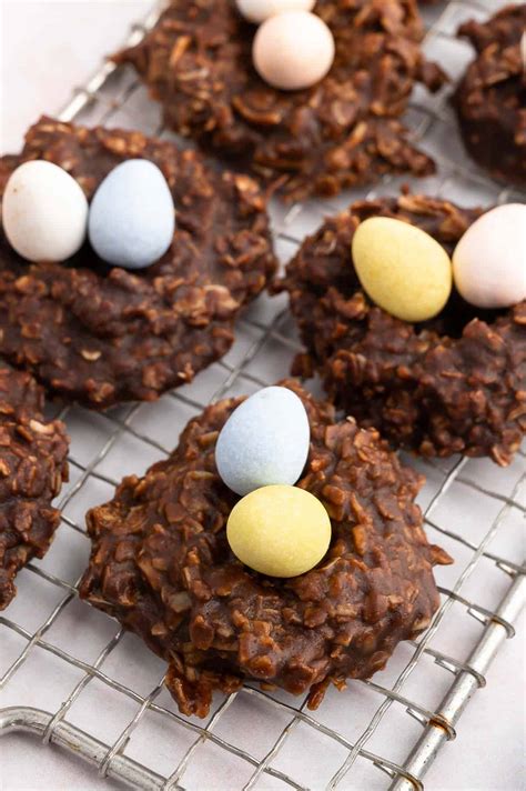 No Bake Birds Nest Cookies The First Year