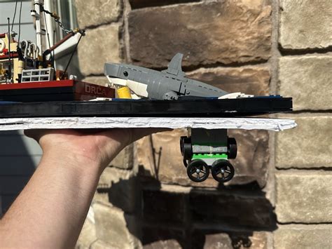 Will It Float Testing The Buoyancy Of The Lego Ideas Jaws Boat