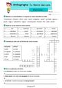 Le F Minin Des Noms Exercices D Orthographe Eme Primaire Pdf Imprimer