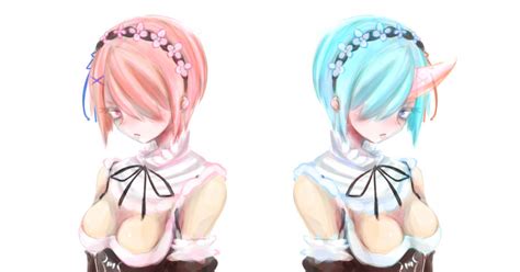 Reゼロから始める異世界生活 双子 目黒九六めぐろここのむのイラスト Pixiv