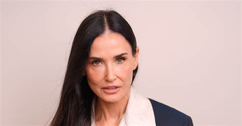 At 61 Demi Moore Flaunts Legs In Skirt Suit Sparking Concerned