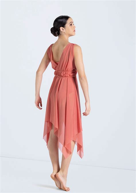 Weissman Mesh Overlay Dress Move Dance