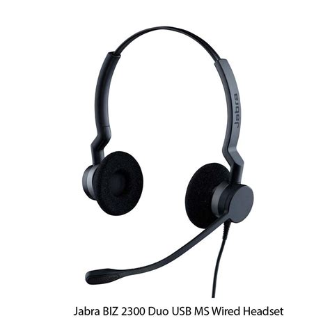 Jabra BIZ 2300 Duo USB MS Wired Headset Black At 27551 Piece In Noida ID 26189958688