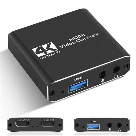 Acquisizione Video Hdmi 4k 1080p Mic Input Audio Output Live Streaming
