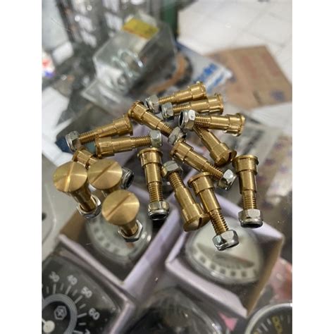 Jual Baut Min Kuningan Handle Vespa Model Original Classic Shopee Indonesia