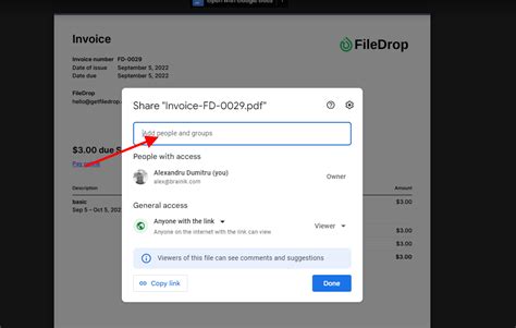 How To Share Uploaded Files FileDrop