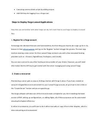 Laravel Forge An Easy Way Out For App Deployment Pdf