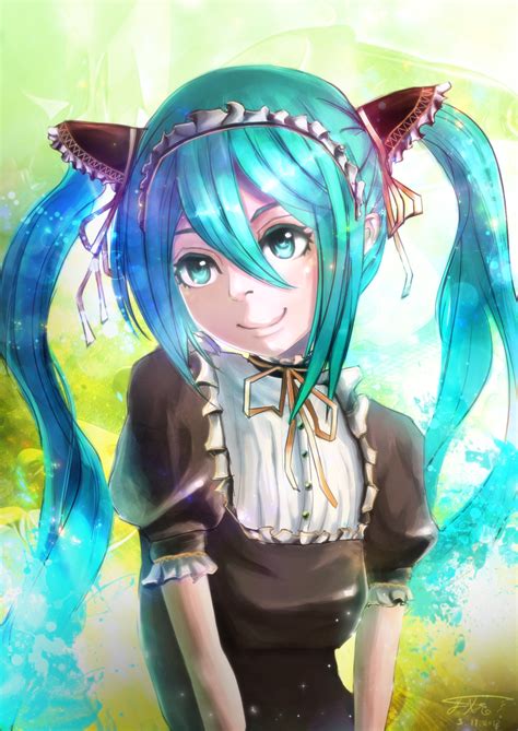 Maid Miku By Cabulb On Deviantart