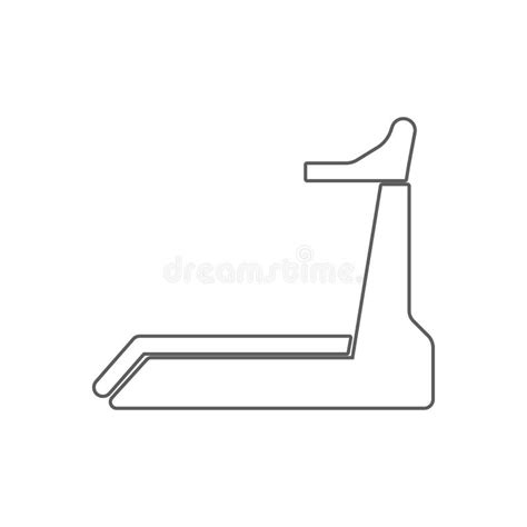 Treadmill Icon Element Of Sport For Mobile Concept And Web Apps Icon Stock Illustration