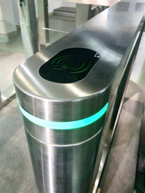 Fashion Entrance Swing Barrier Gate Customized Barcode Reader Scanner