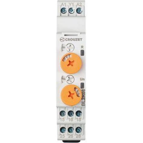 Crouzet Din Rail Single Function Timer Relay 12 → 240v Acdc Dpdt 0