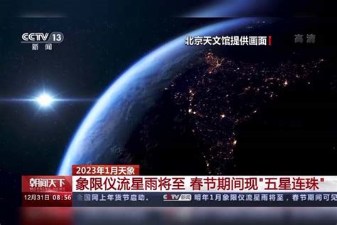 “五星连珠”、象限仪流星雨 1月这些天象景观不容错过→