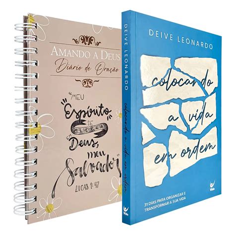 Kit Diário de Oração Lettering Colocando a Vida em Ordem