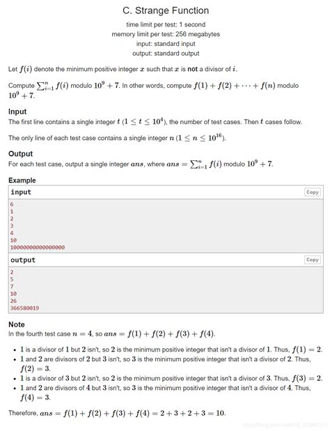 Cf1542c Strange Function（数论思维） Csdn博客